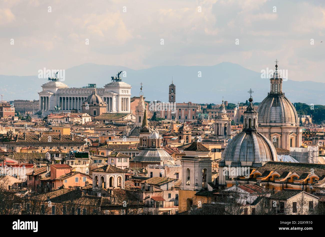 Rome top view hi-res stock photography and images - Alamy
