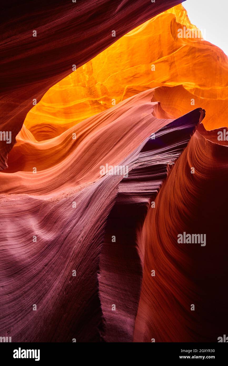 Trapped in a cave inside an orange canyon where the rocks look like ...