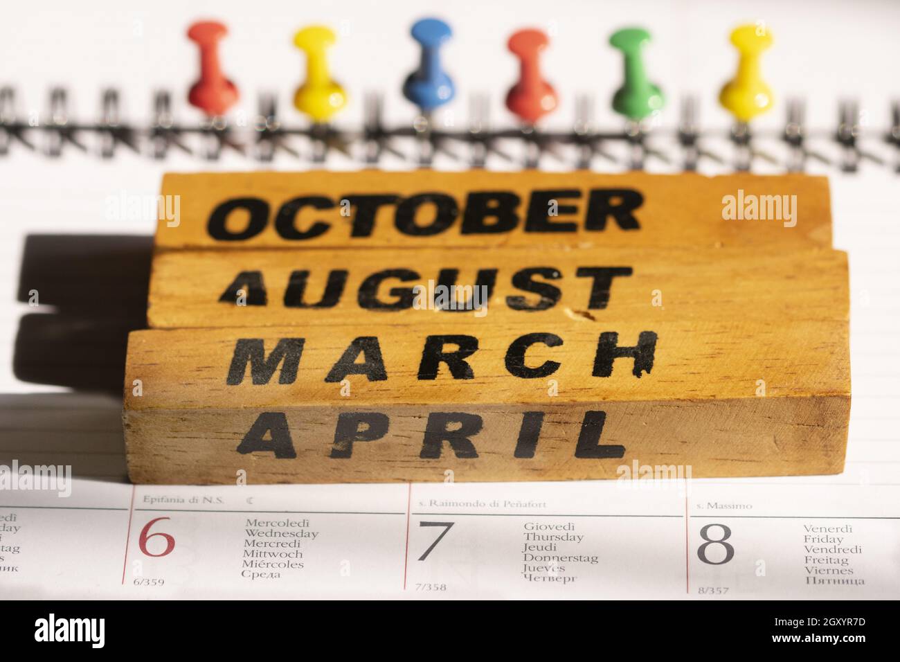 concept of seasons, months of the year and calendar Stock Photo - Alamy