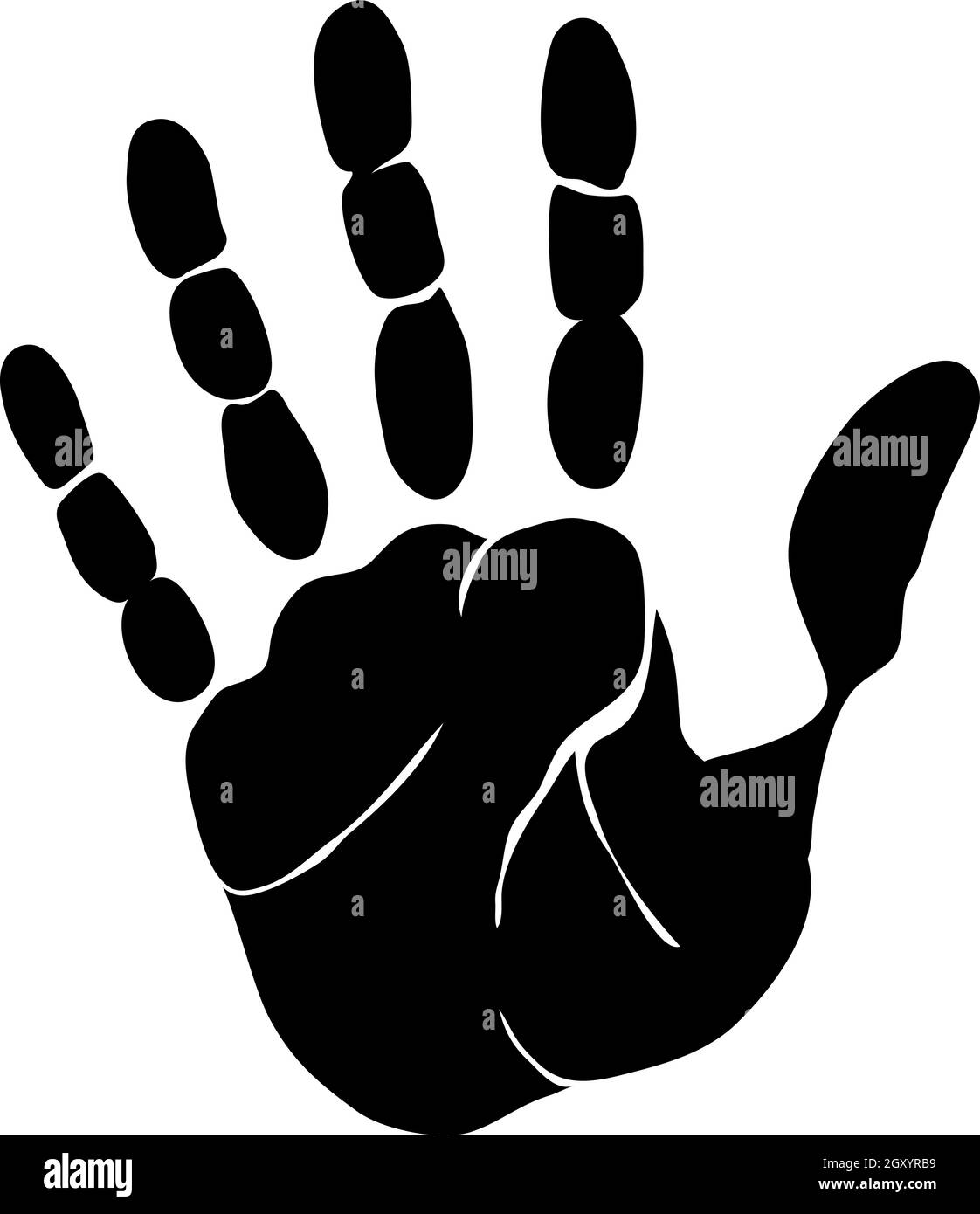 Vector Hand Print