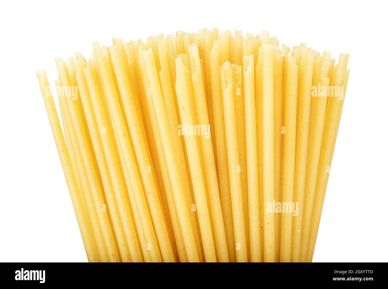 Long slim spaghetti isolated on a white background Stock Photo - Alamy