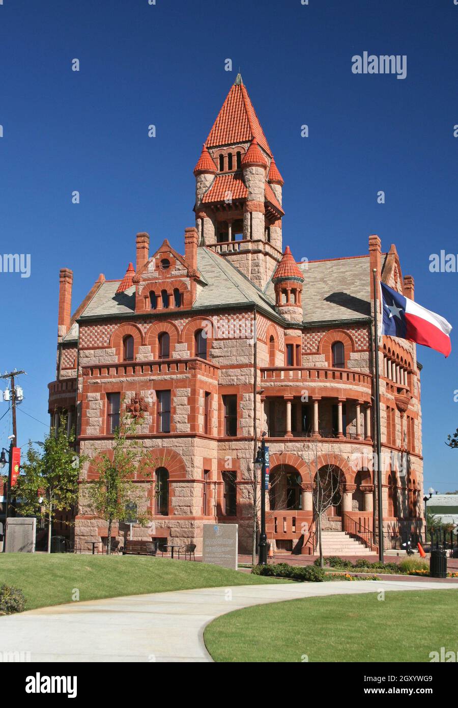 Hopkins County Courthouse in Sulphur Springs, Texas Stock Photo - Alamy