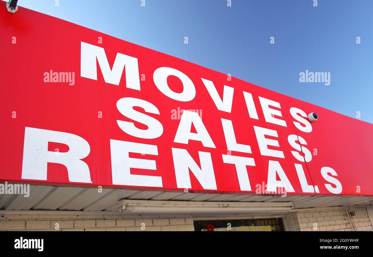 Dvd rental store hi-res stock photography and images - Alamy