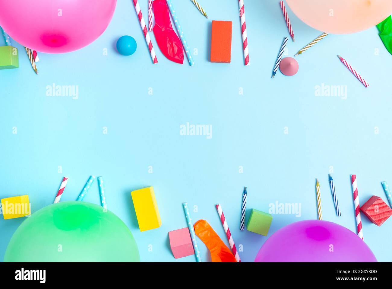 Colorful Birthday Party Designs Bright Celebration Planning Ideas Stock ...