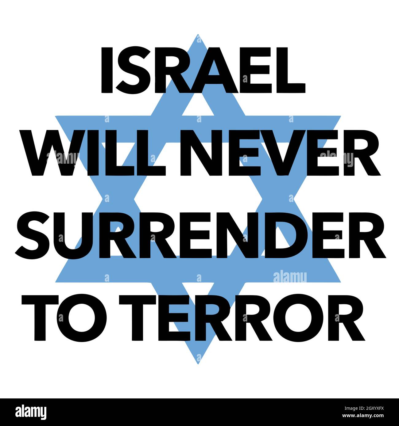 i support israel love peace illustration Stock Photo - Alamy