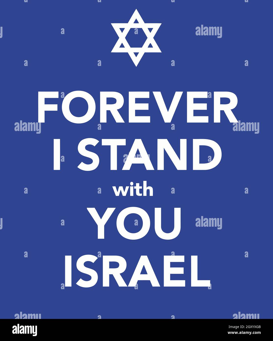 i support israel love peace illustration Stock Photo - Alamy