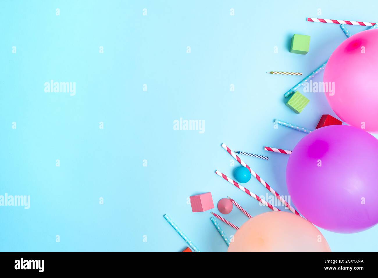 Colorful Birthday Party Designs Bright Celebration Planning Ideas Stock ...