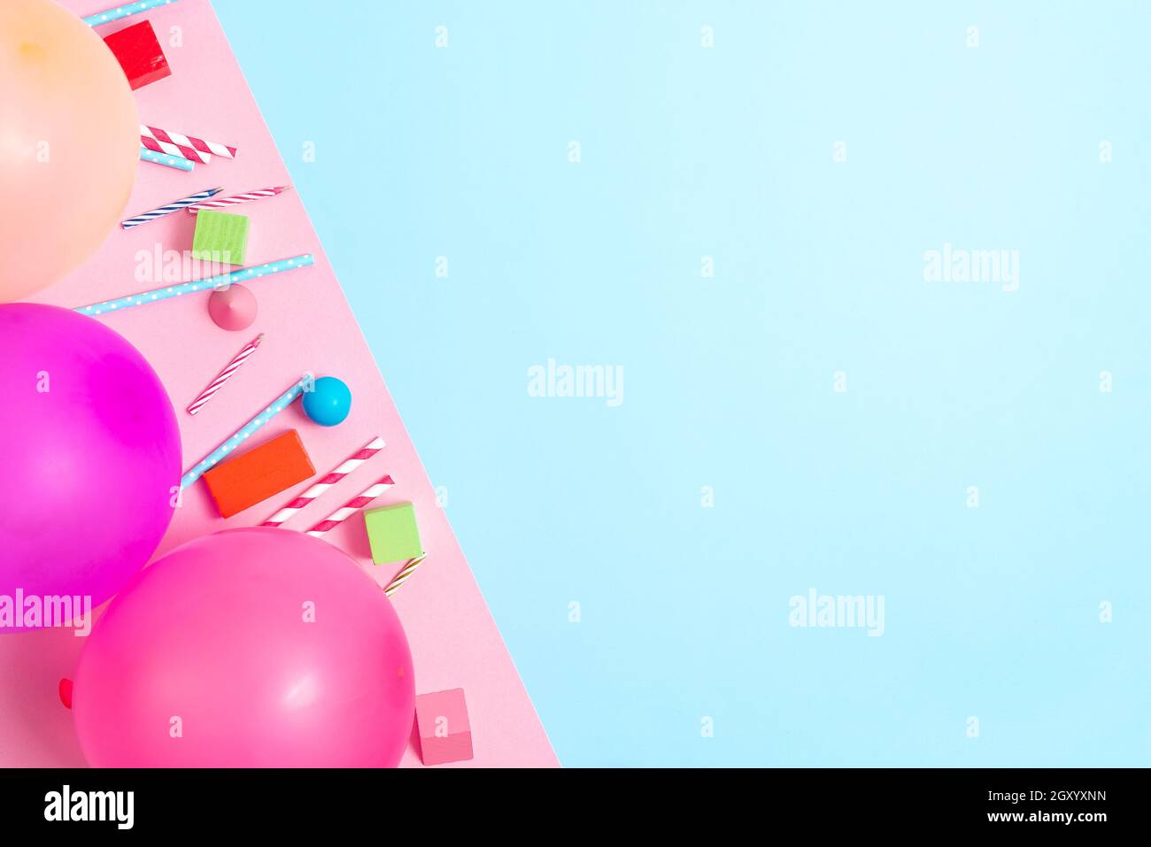 Colorful Birthday Party Designs Bright Celebration Planning Ideas Stock ...