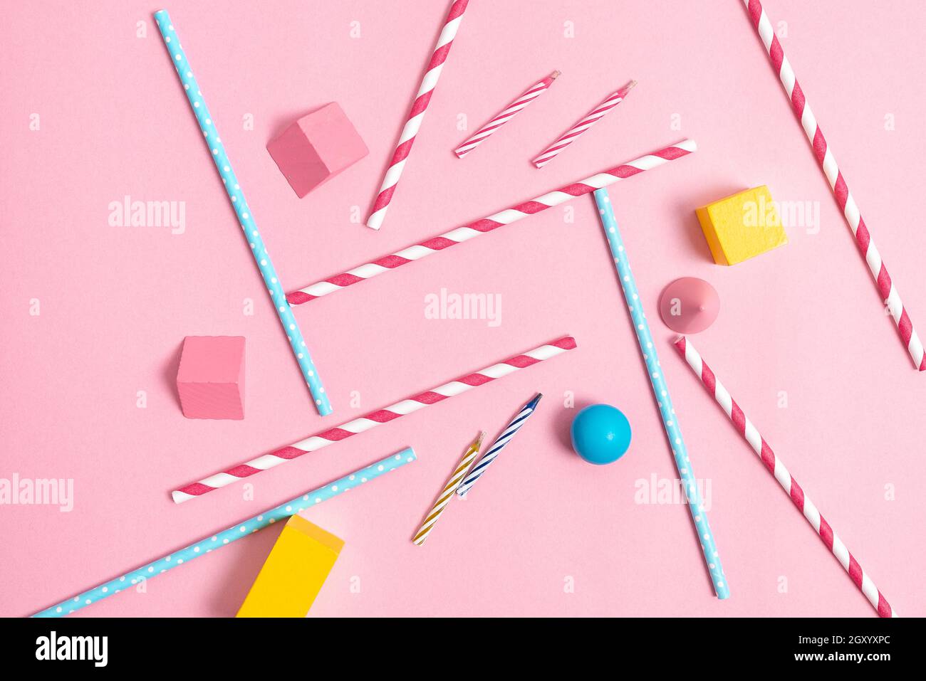 Colorful Birthday Party Designs Bright Celebration Planning Ideas Stock ...