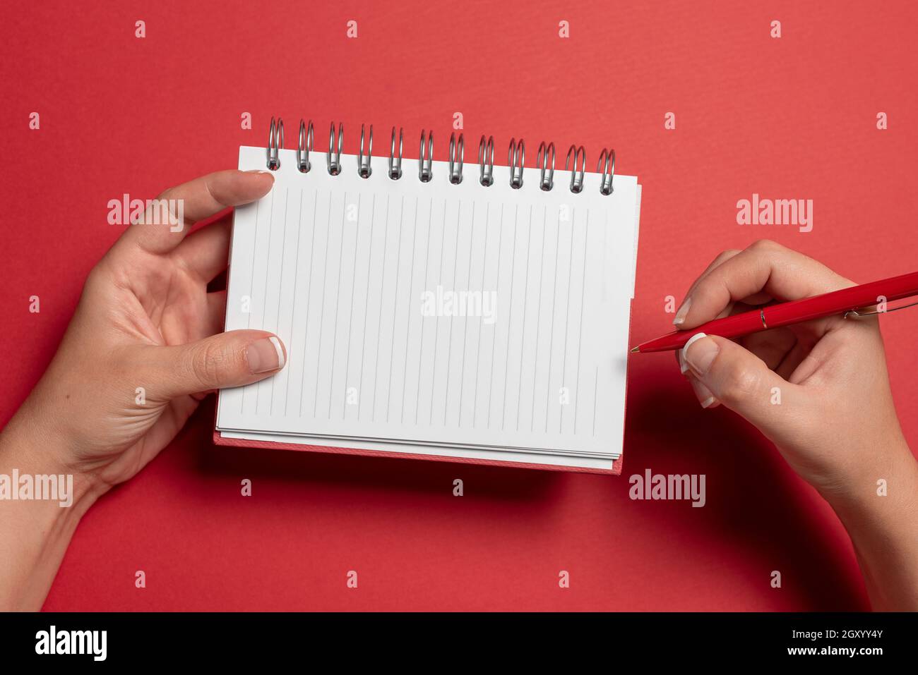 Writing New Ideas Telling Message And Informations Taking Important ...