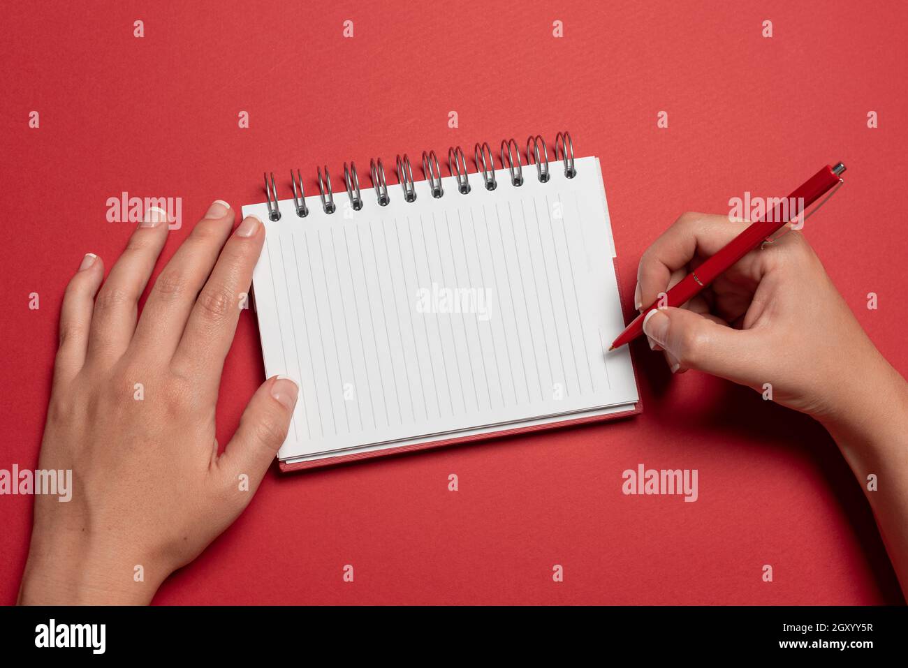 Writing New Ideas Telling Message And Informations Taking Important ...