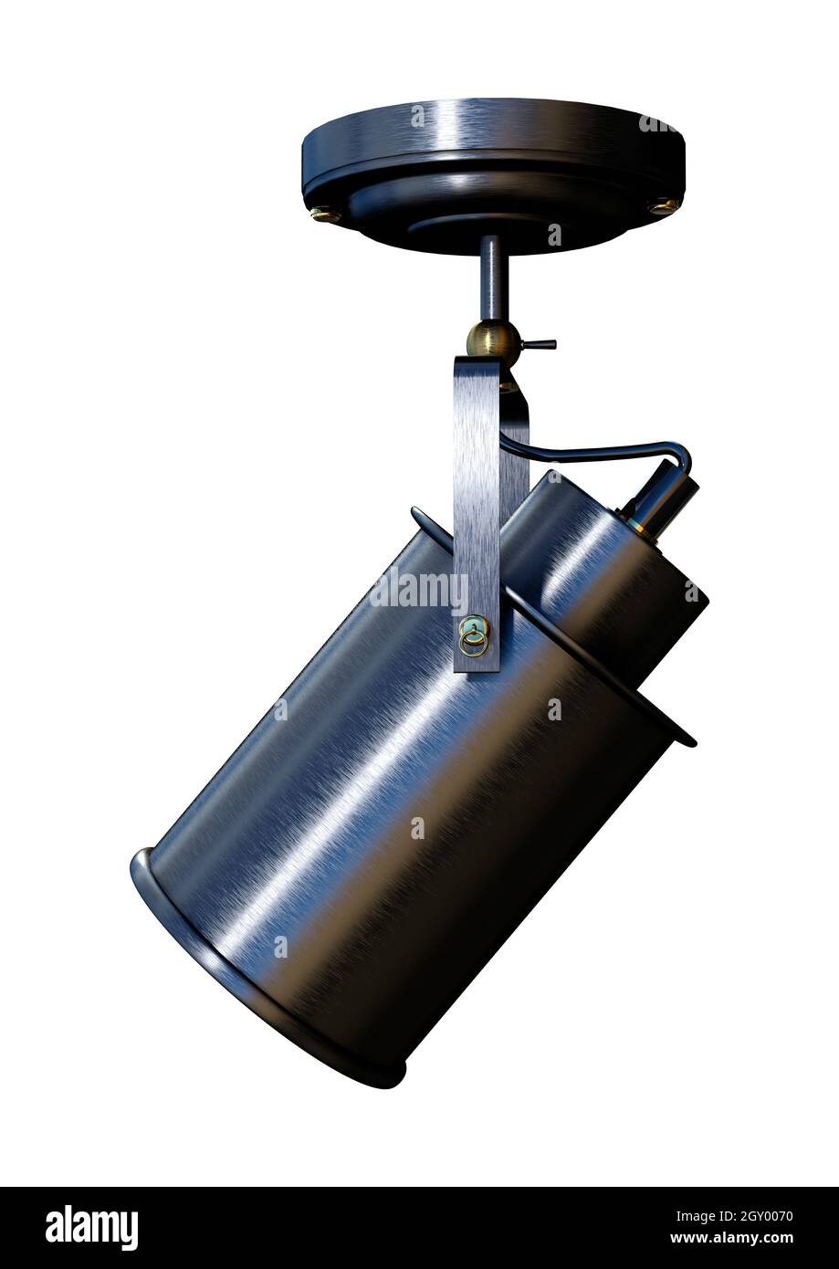 3D rendering of a spot light isolated on white background Stock Photo ...