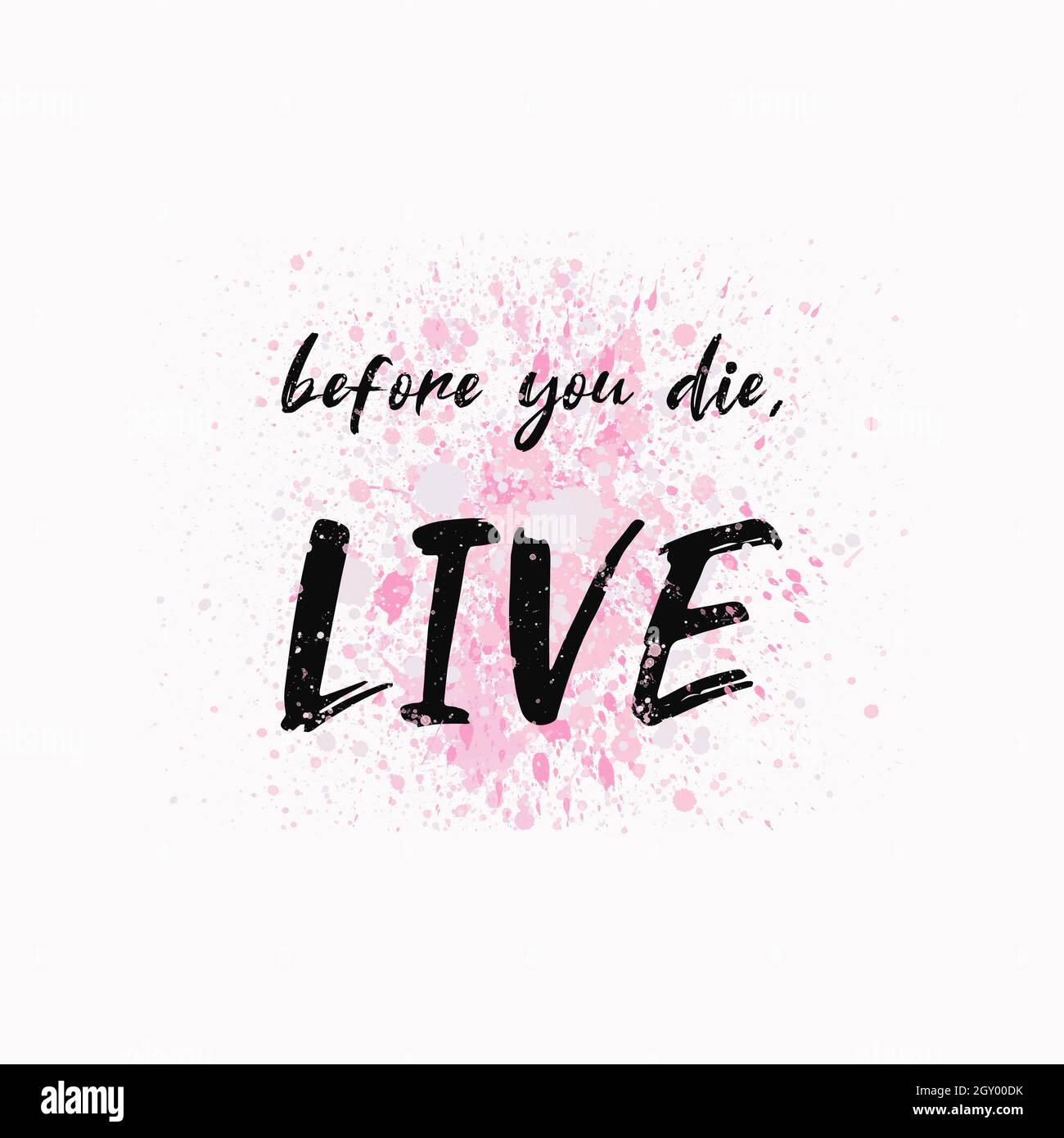 Creative life slogan Cut Out Stock Images & Pictures - Alamy