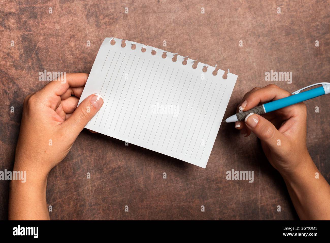 Writing Notes And Important Ideas Brainstorming New Designs Stock Photo ...