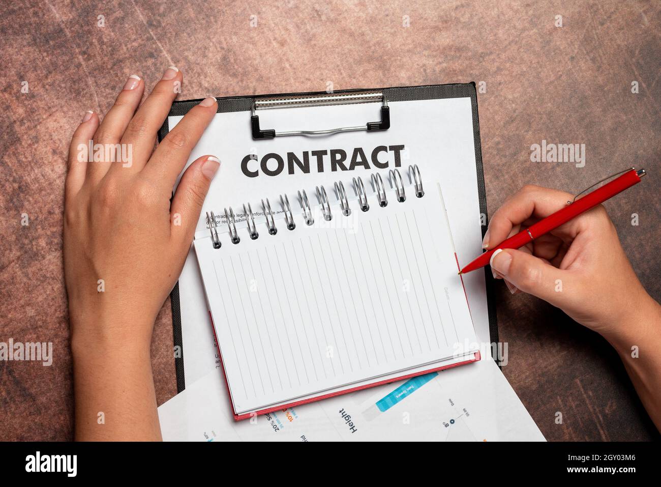 Writing Notes And Important Ideas Brainstorming New Designs Stock Photo ...