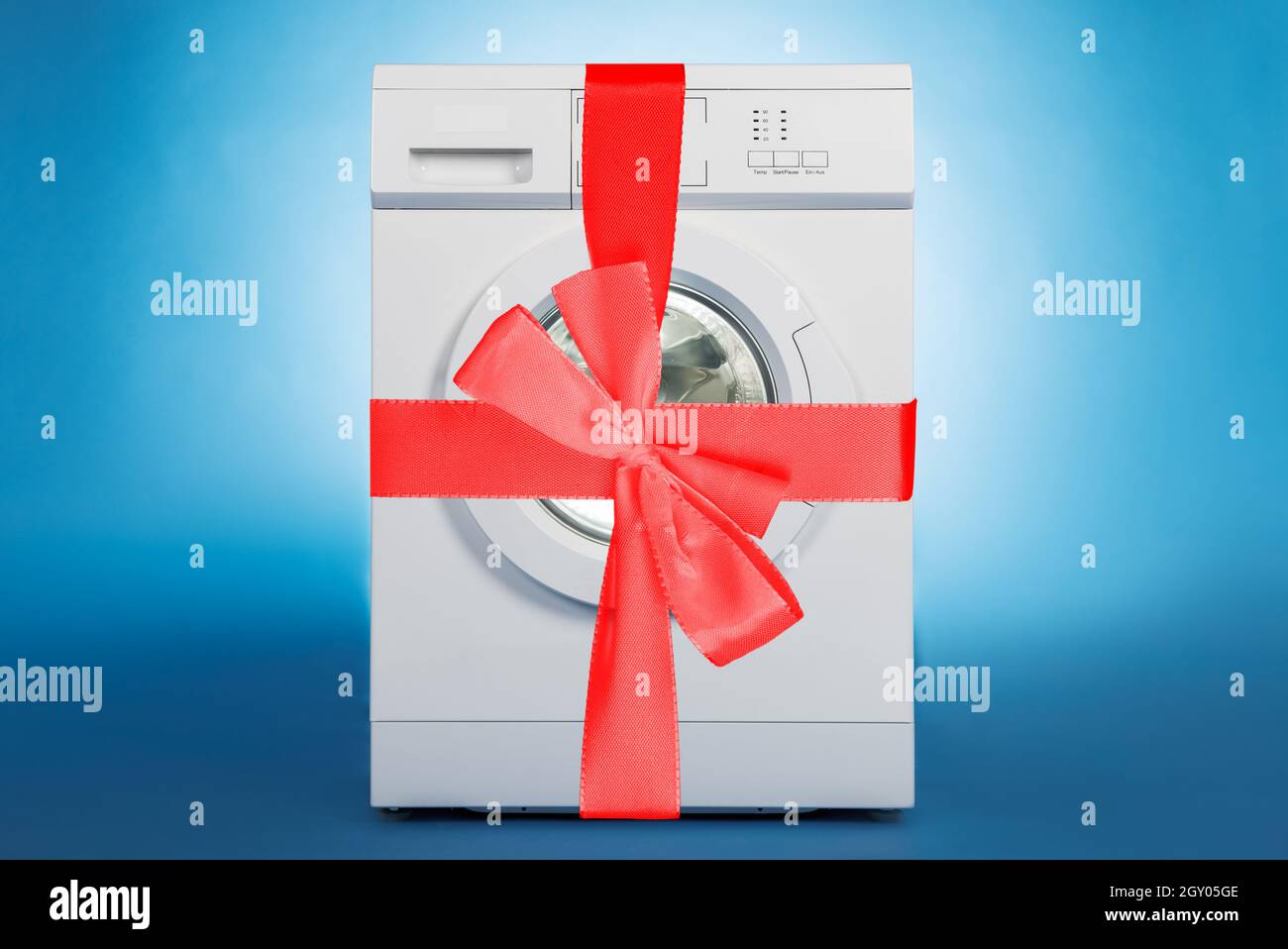 Clean Washer Machine Front. Laundry Equipment Appliance Stock Photo - Alamy