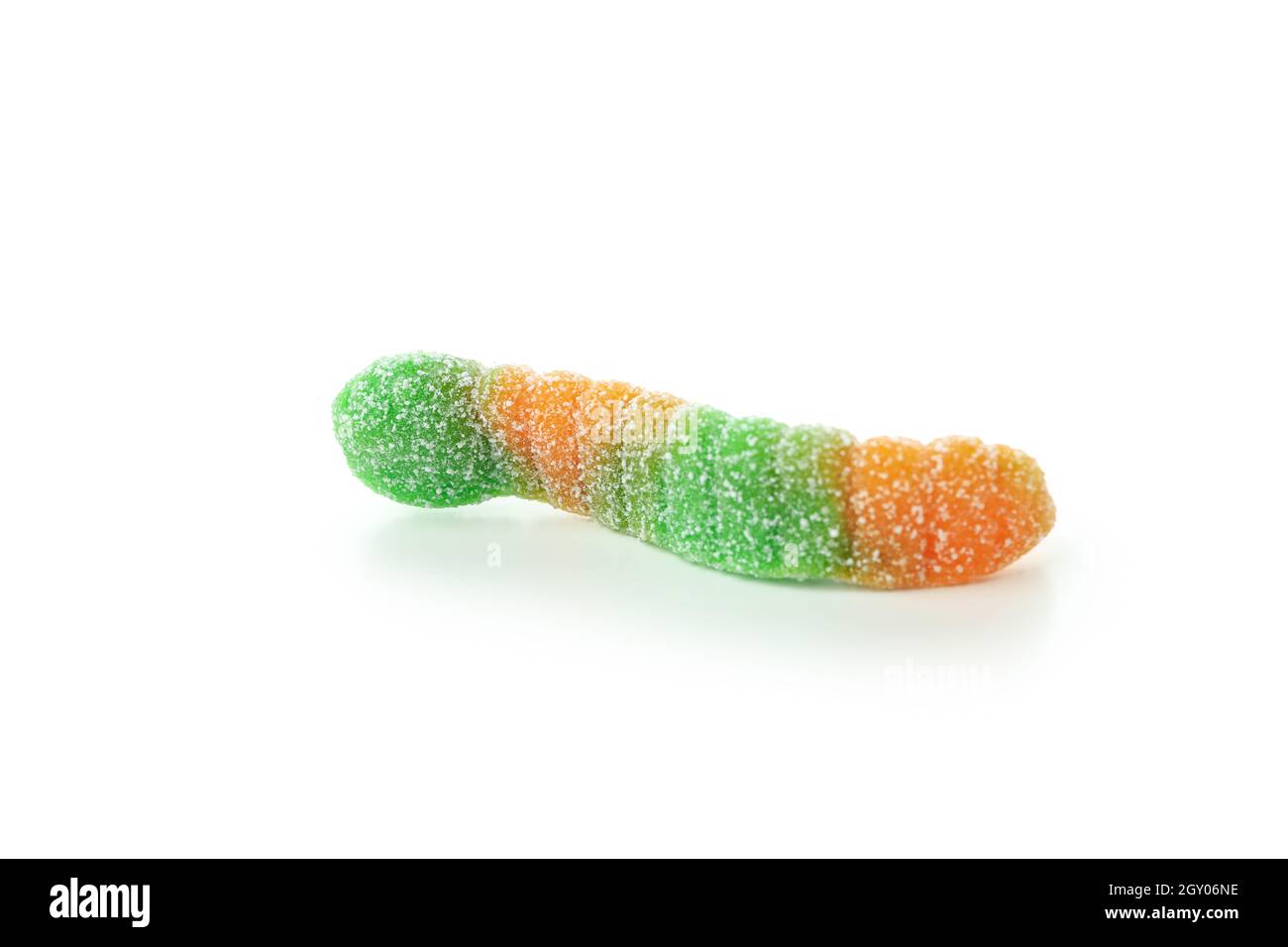 Tasty gummy candy isolated on white background Stock Photo - Alamy