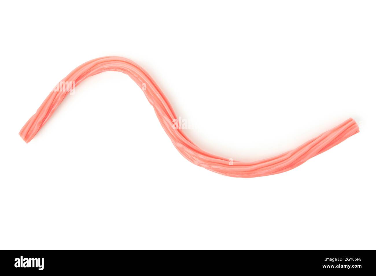 Tasty gummy candy isolated on white background Stock Photo - Alamy