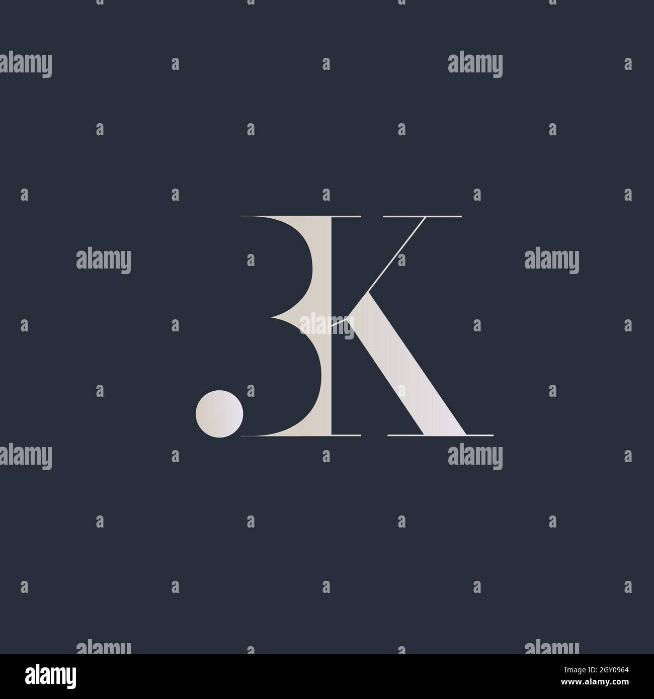 Initial BK uppercase letter icon logo Stock Vector Image & Art - Alamy