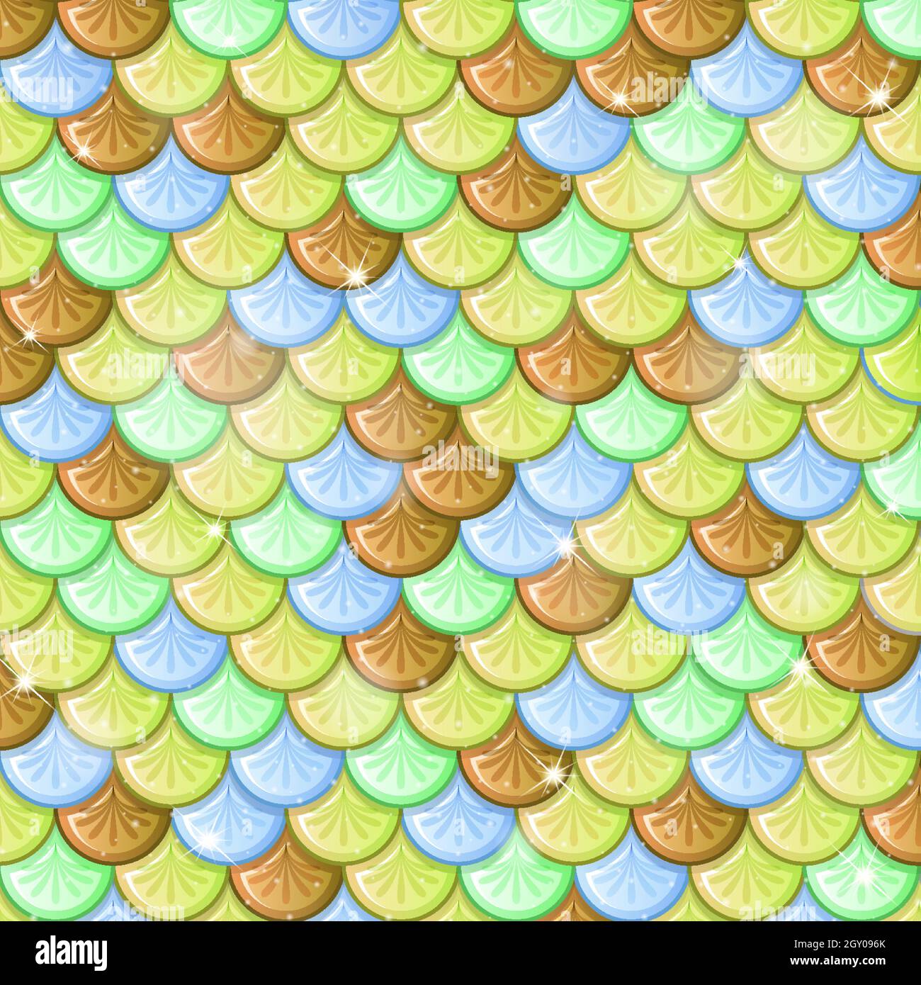 Fish scale seamless pattern background illustration Stock Vector Image ...