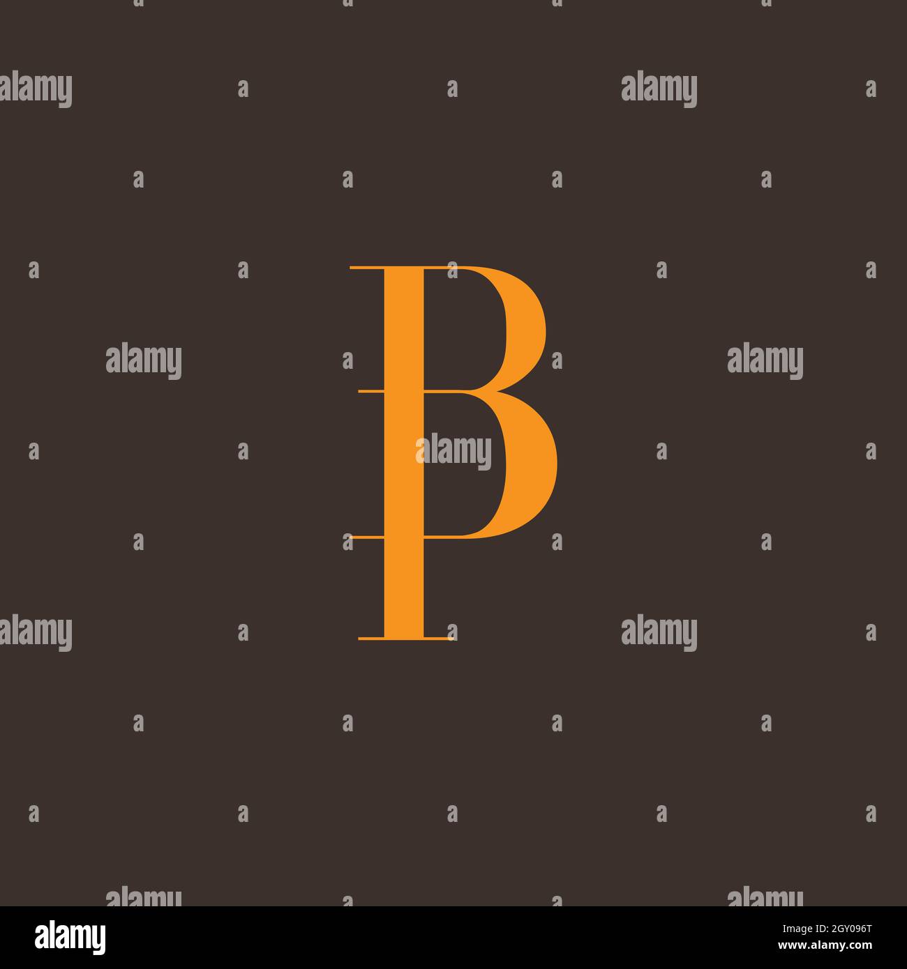 Initial BP or PB uppercase letter icon logo Stock Vector Image & Art ...