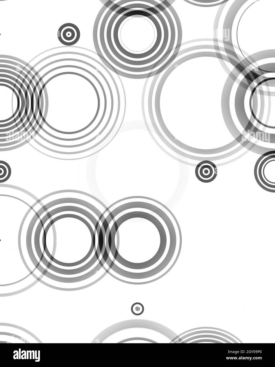 Illustration of an abstract seamless rings pattern Stock Photo - Alamy