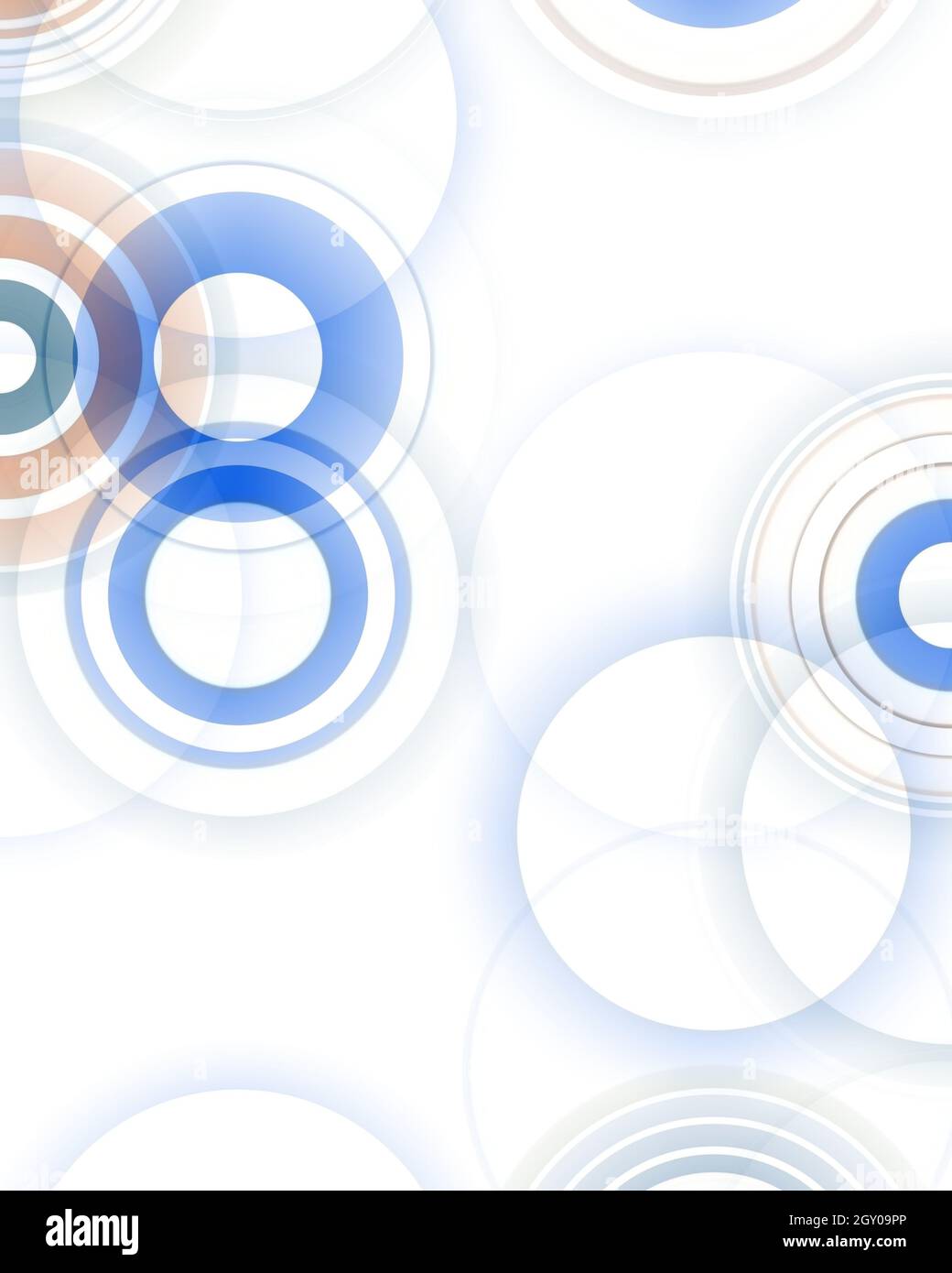 Illustration of an abstract seamless rings pattern Stock Photo - Alamy