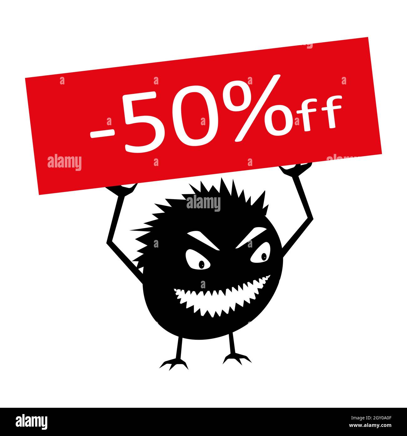 Creature holds Stock Vector Images - Alamy