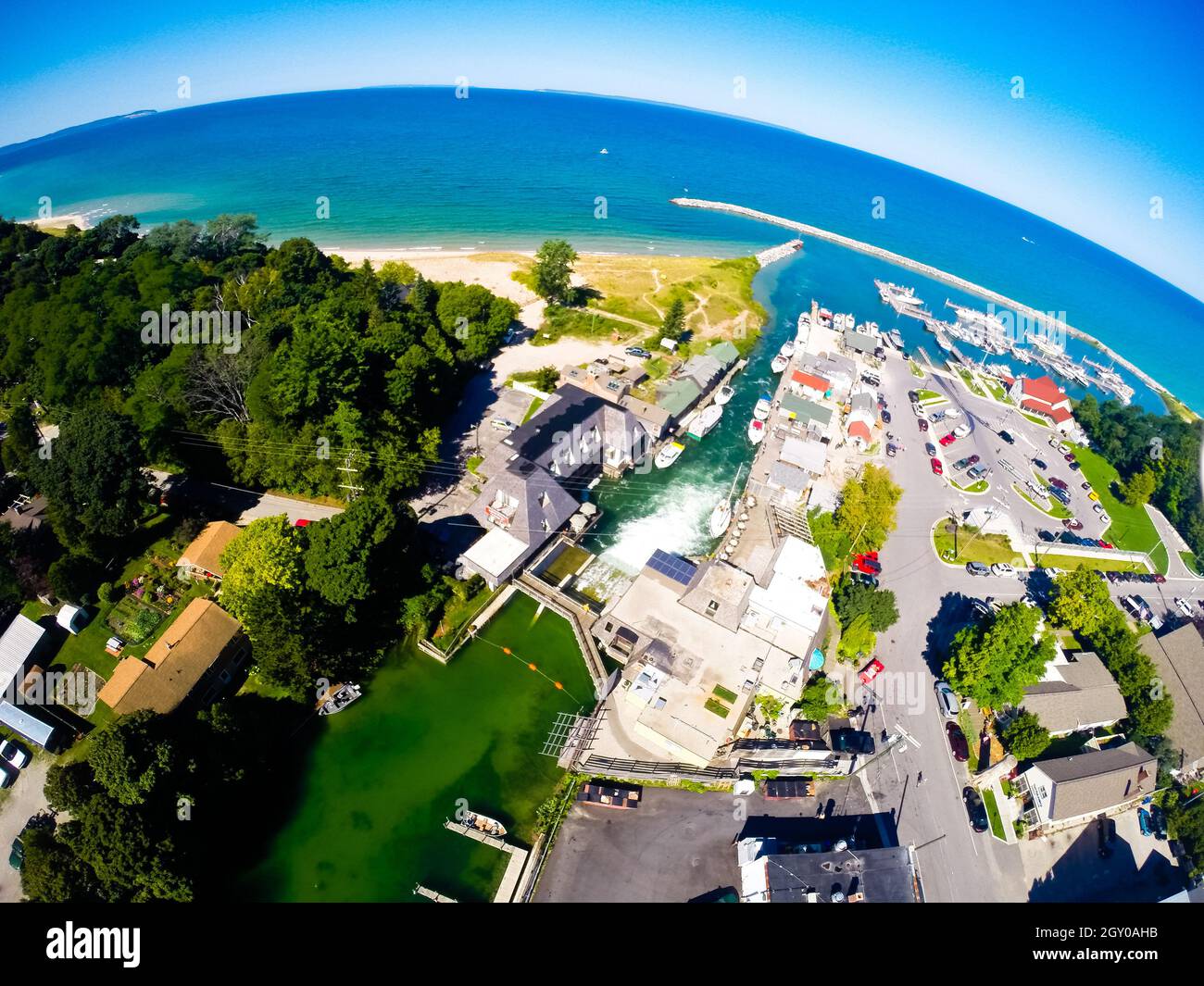 Aerial shot resort city hi-res stock photography and images - Alamy
