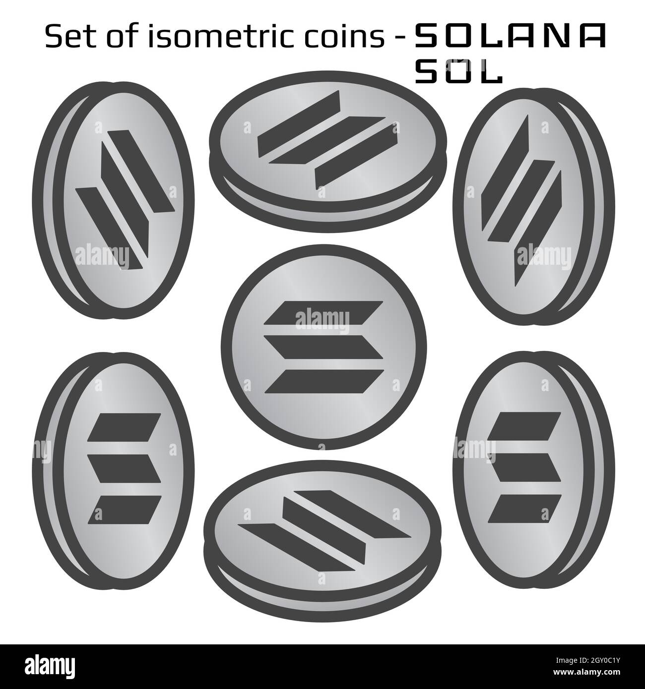 Solana token Stock Vector Images - Alamy
