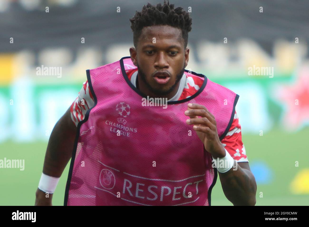 Fred of Manchester United during the UEFA Champions League, Group Stage ...