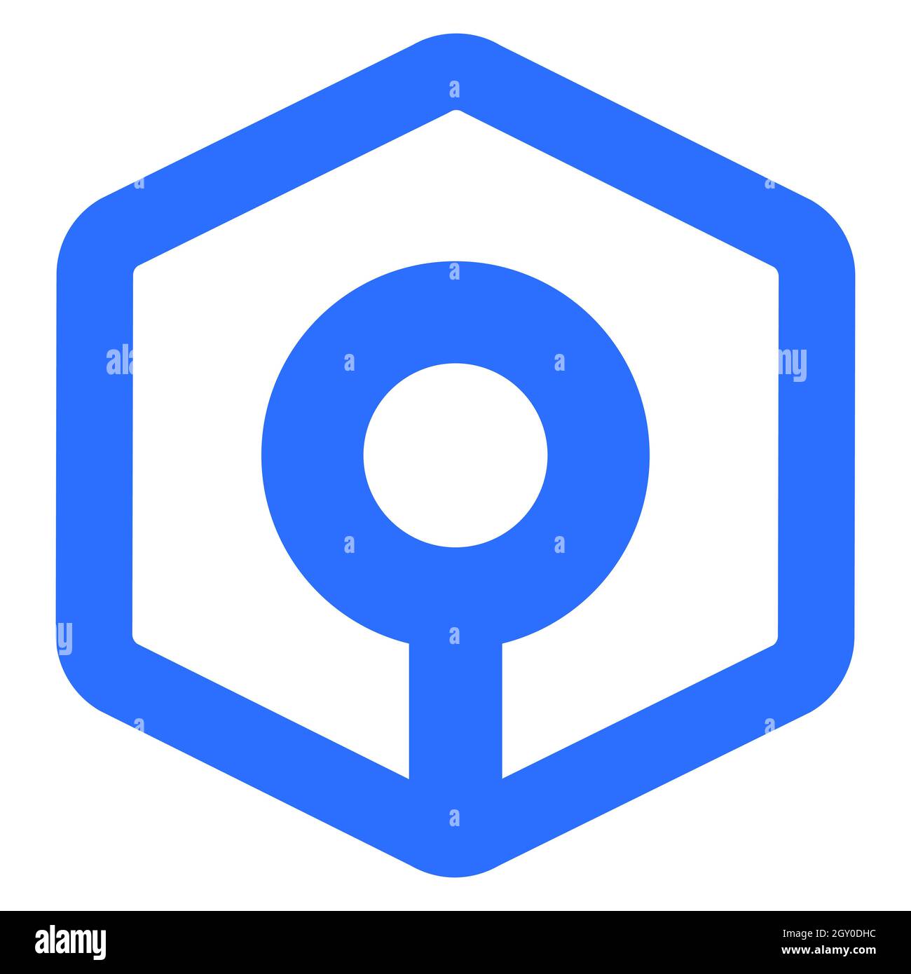 ANKR token symbol of the DeFi project cryptocurrency logo ...