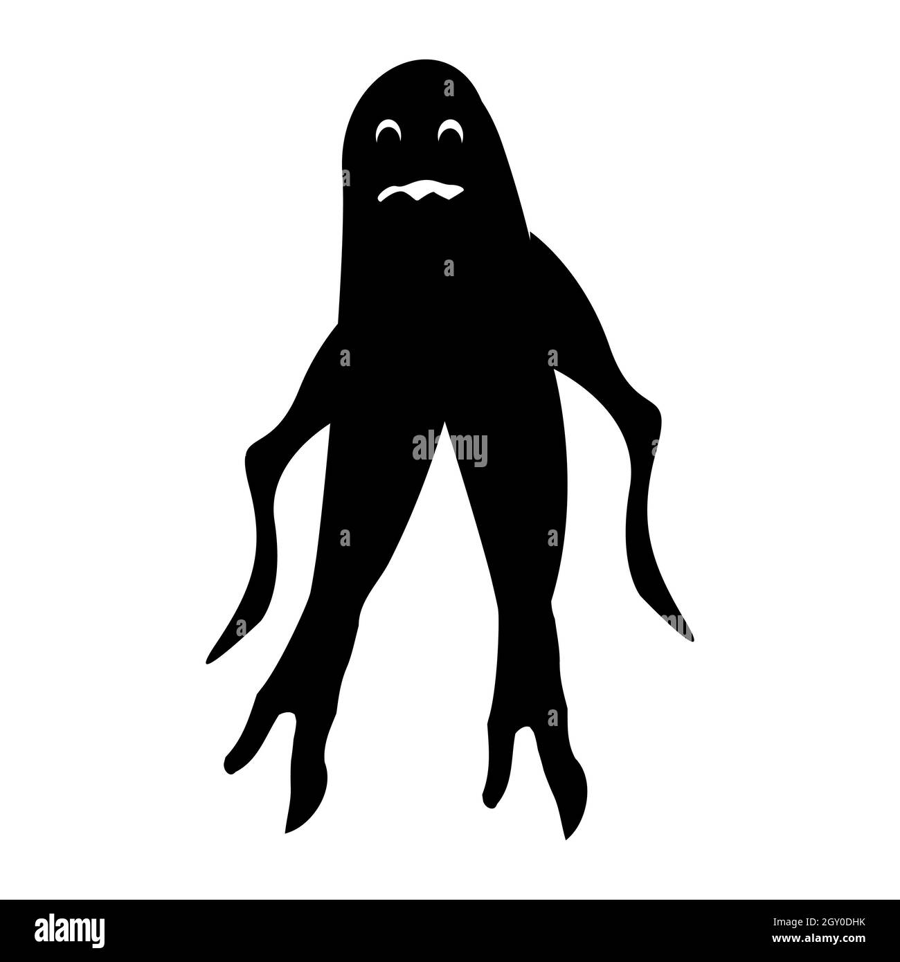 Monster Silhouette Vector