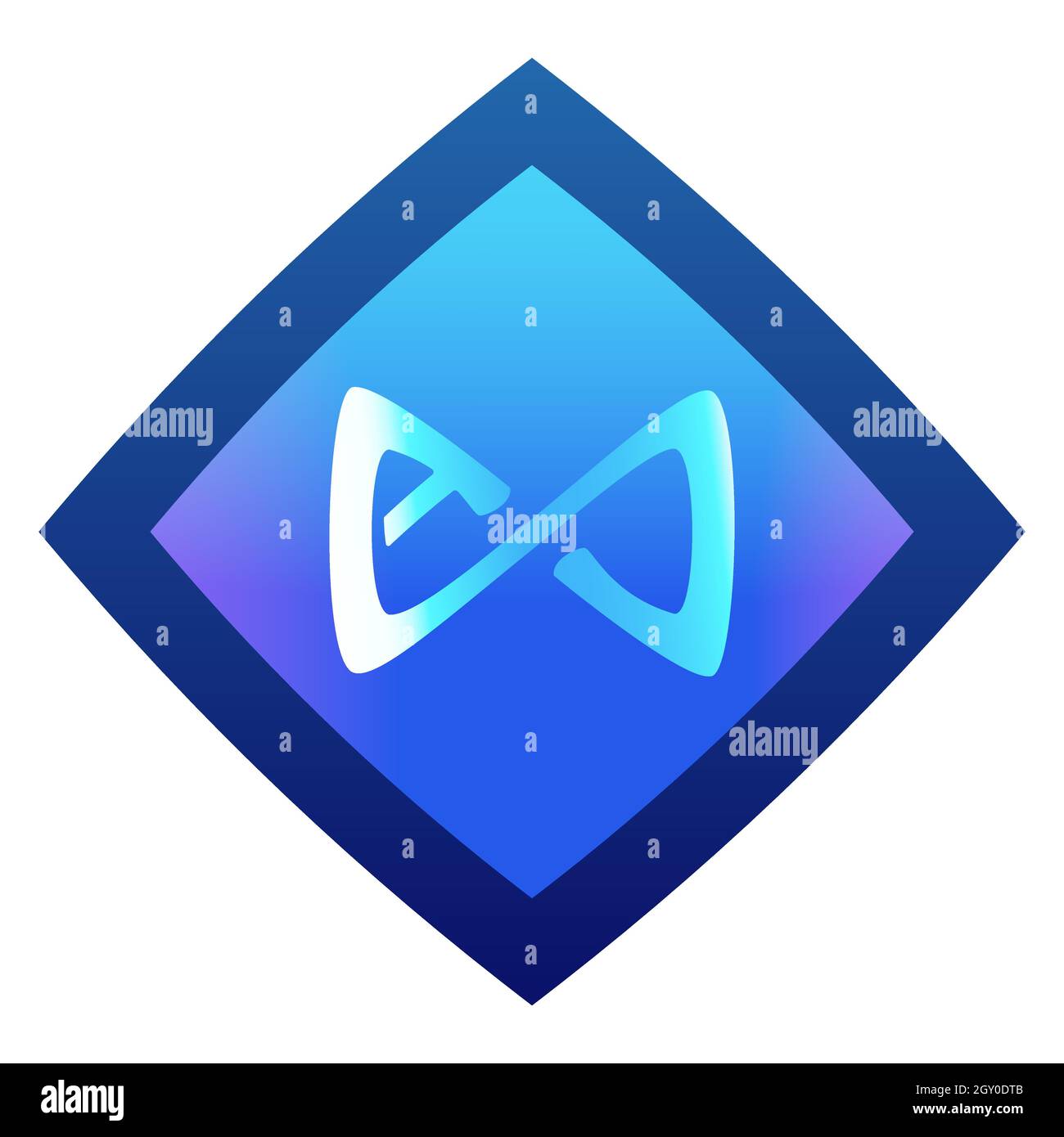 Axie Infinity AXS token symbol cryptocurrency logo, coin icon isolated ...