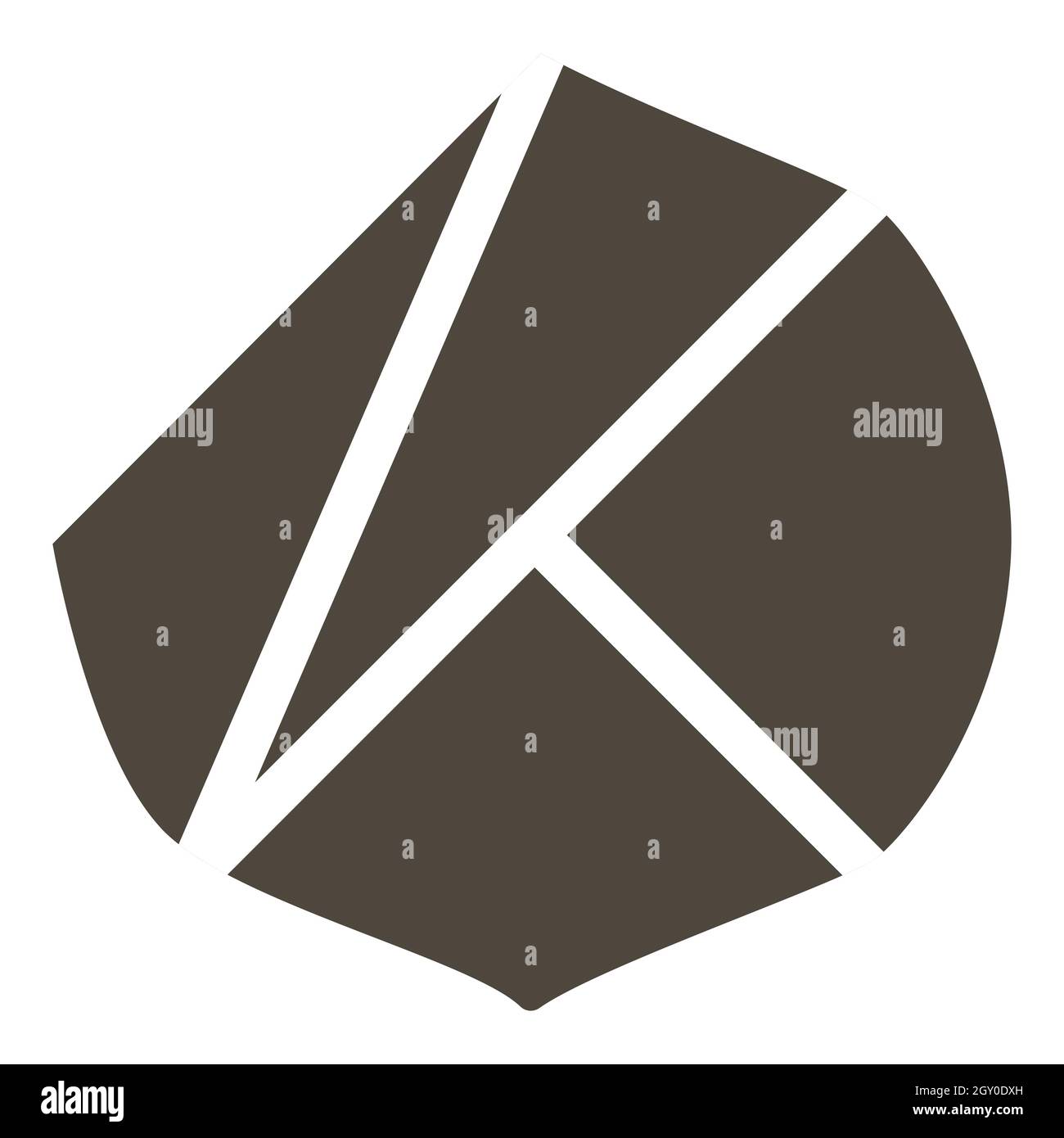 Klaytn KLAY token symbol cryptocurrency logo coin icon isolated on ...