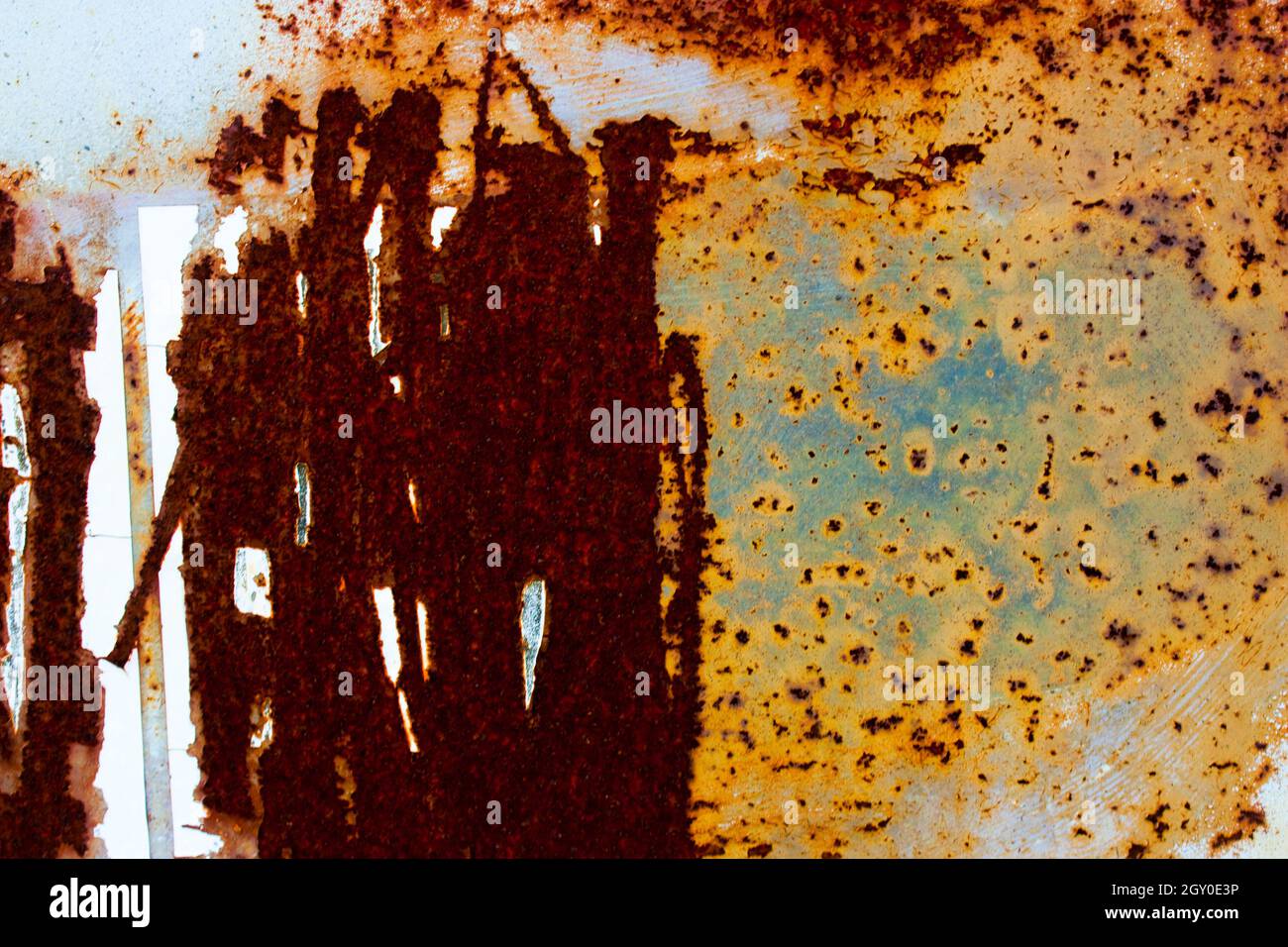 Backdrop of rusting metal hi-res stock photography and images - Alamy