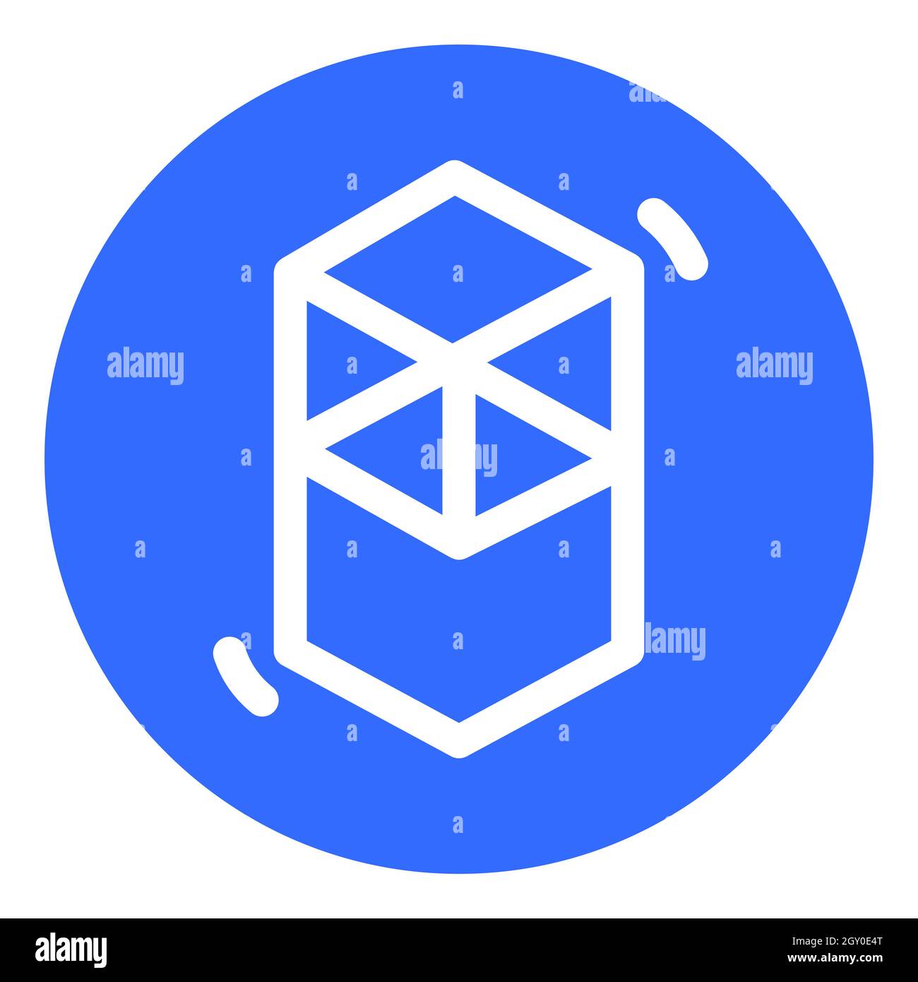Fantom FTM token symbol of the DeFi project cryptocurrency logo in ...