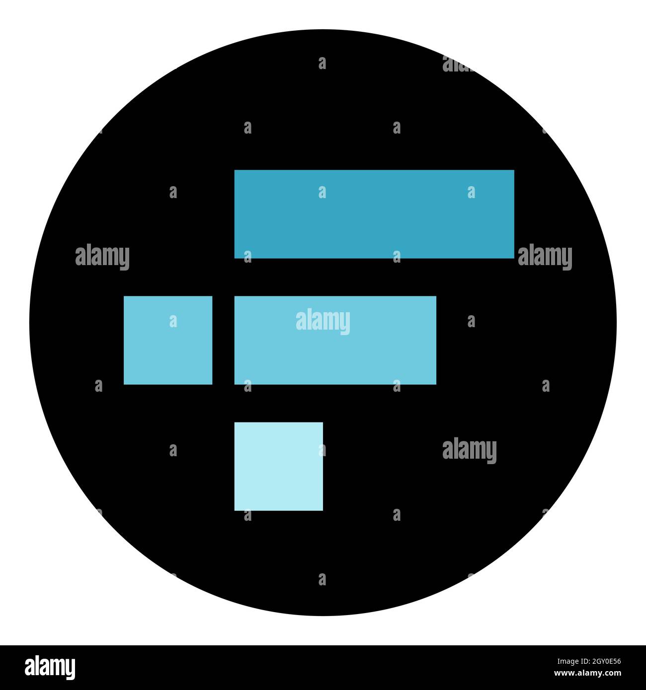 FTX Token FTT symbol cryptocurrency logo, coin icon in circle isolated ...