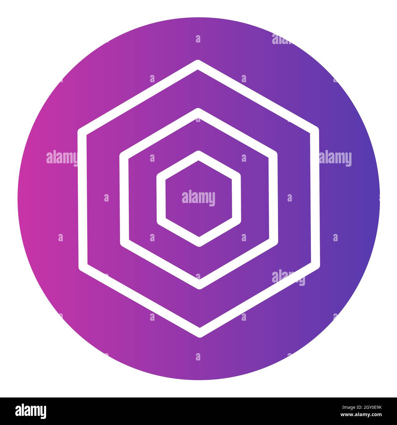 Akropolis AKRO token symbol of the DeFi project cryptocurrency logo in ...