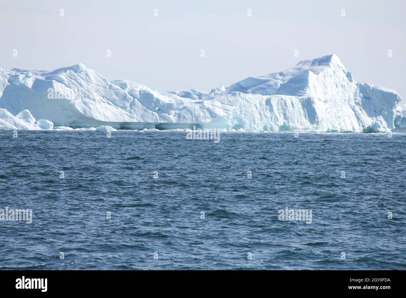 Amazing iceberg scenery in Disko Bay Stock Photo - Alamy