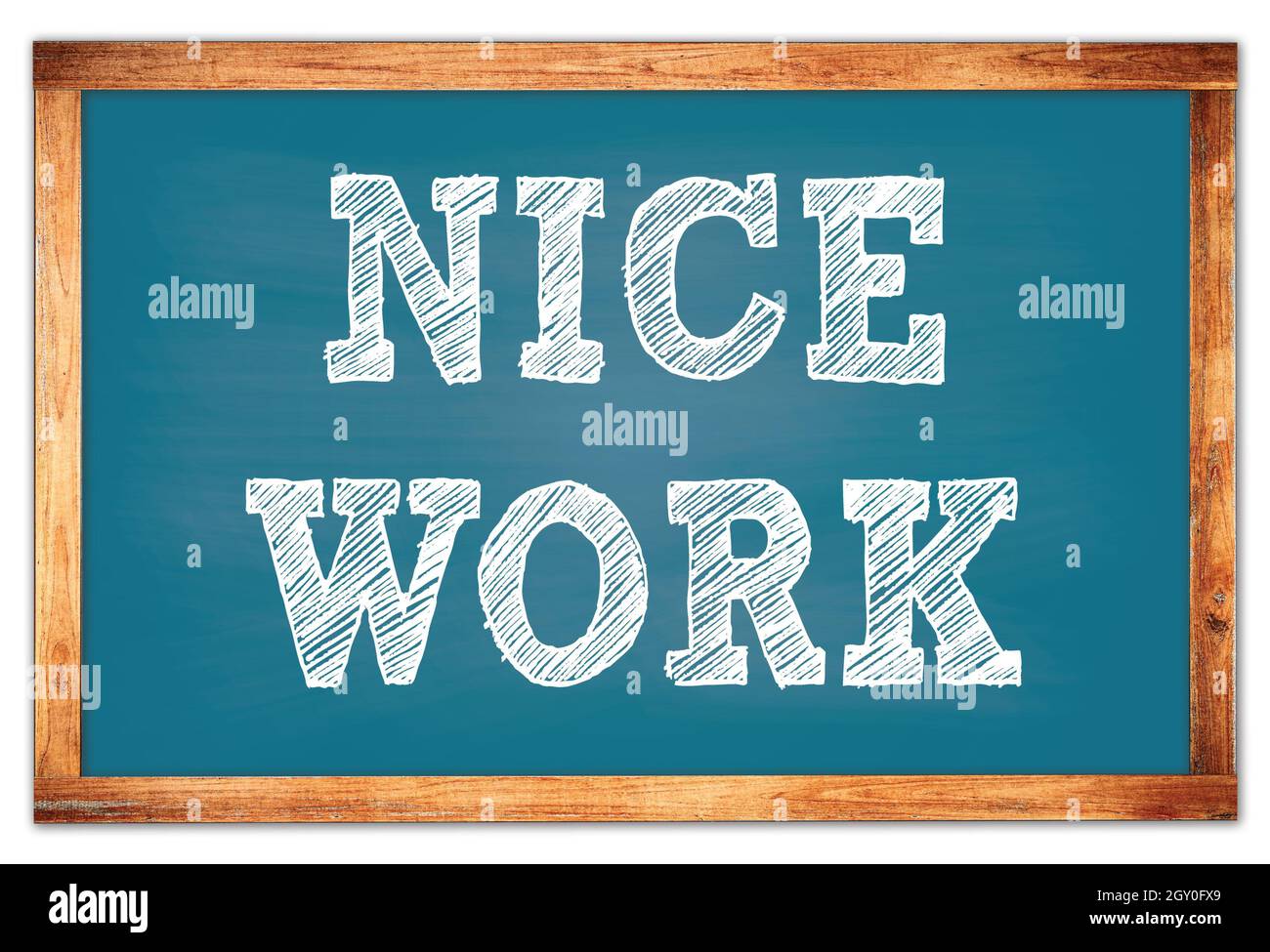 Nice work word Cut Out Stock Images & Pictures - Alamy