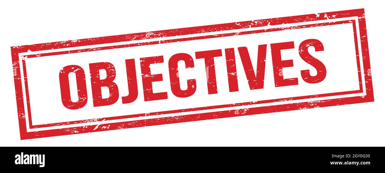 Objectives stamp hi-res stock photography and images - Alamy