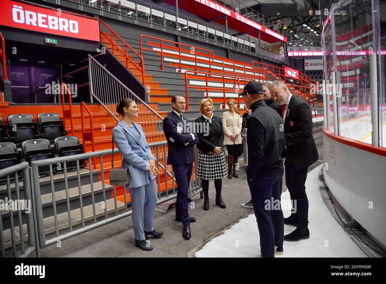 Ice hockey player stefan warg during their visit behrn arena hi-res ...