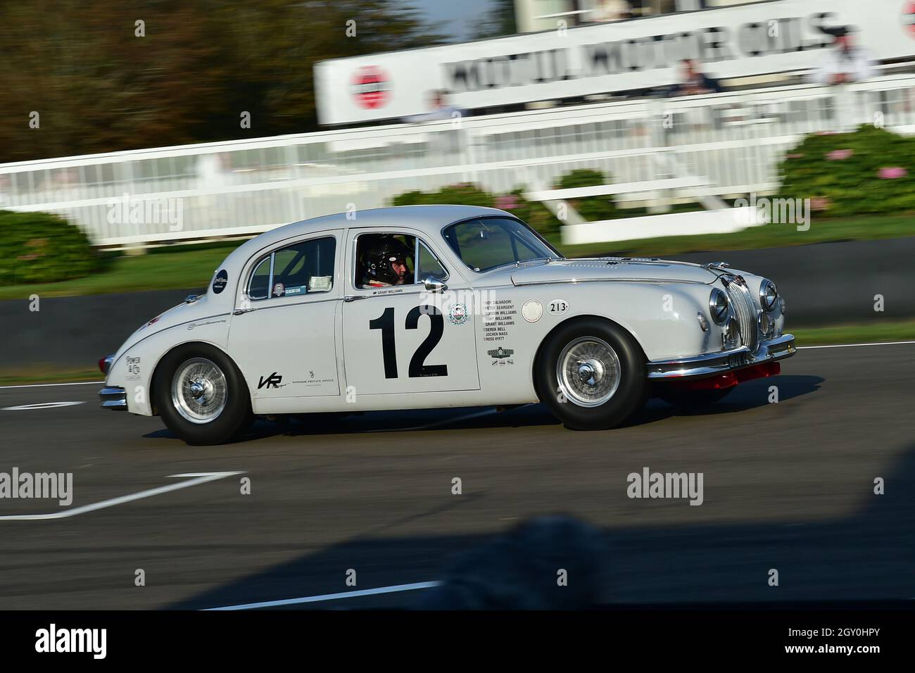 Ross Hyett, Grant Williams, Jaguar Mk1, St Mary’s Trophy Race, parts 1 ...