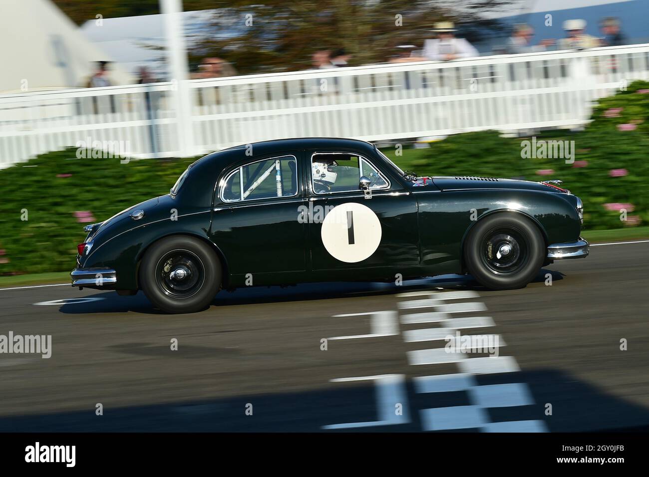 Julien Draper, Simon Drabble, Jaguar Mk1, St Mary’s Trophy Race, parts ...