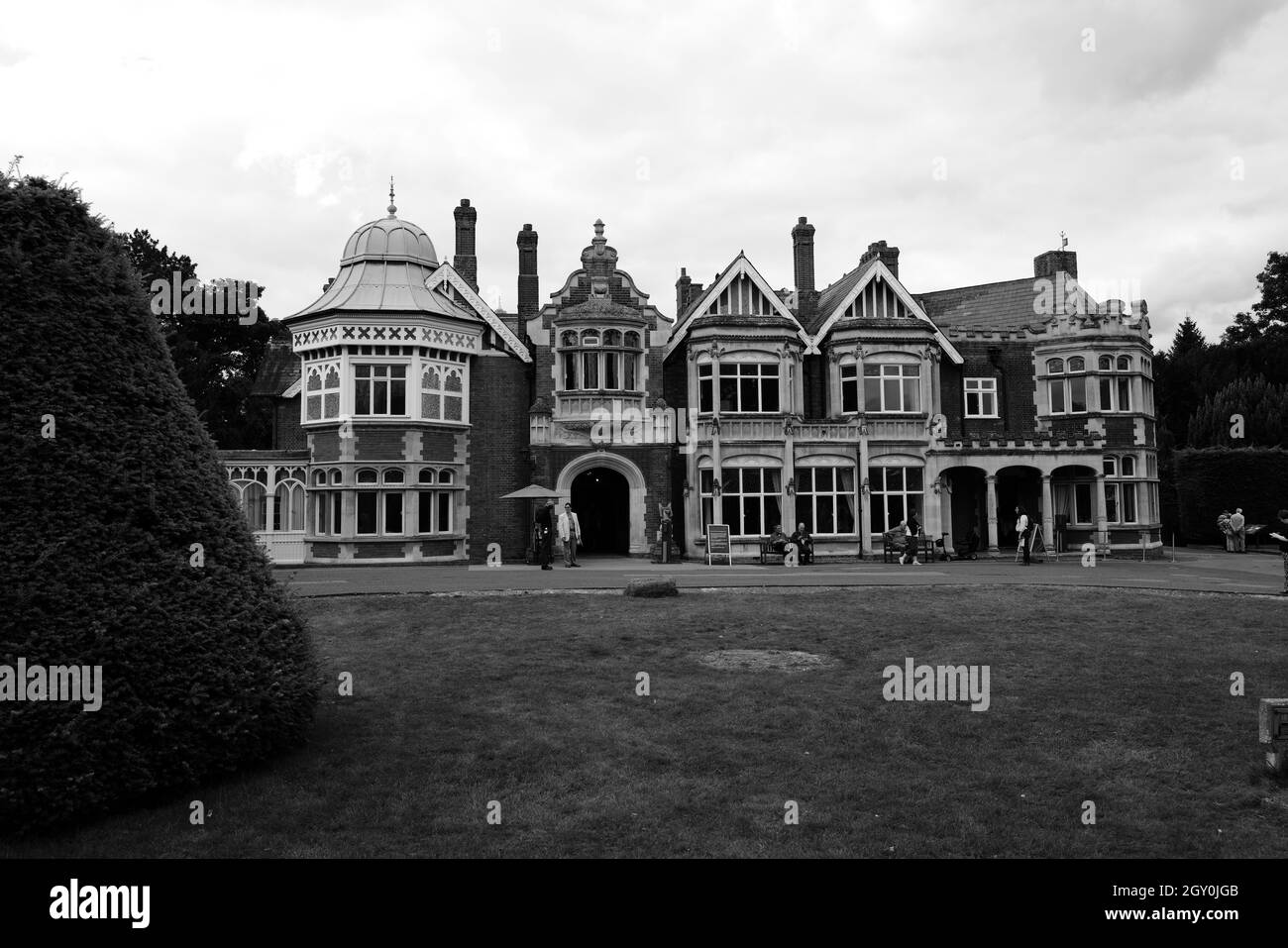 Alan turing at bletchley park Black and White Stock Photos & Images - Alamy