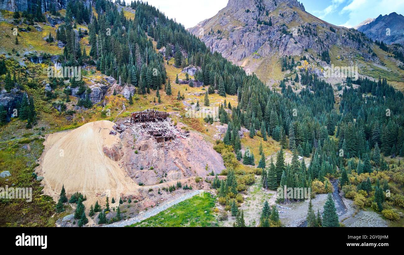 Aerial abandoned falling apart hi-res stock photography and images - Alamy