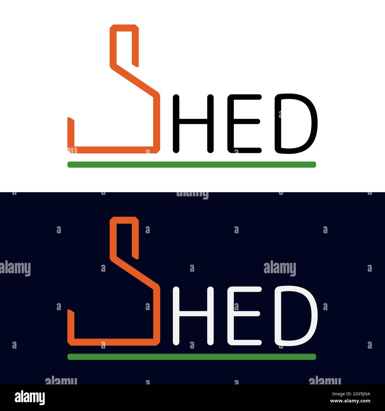 Dark shed Stock Vector Images - Alamy