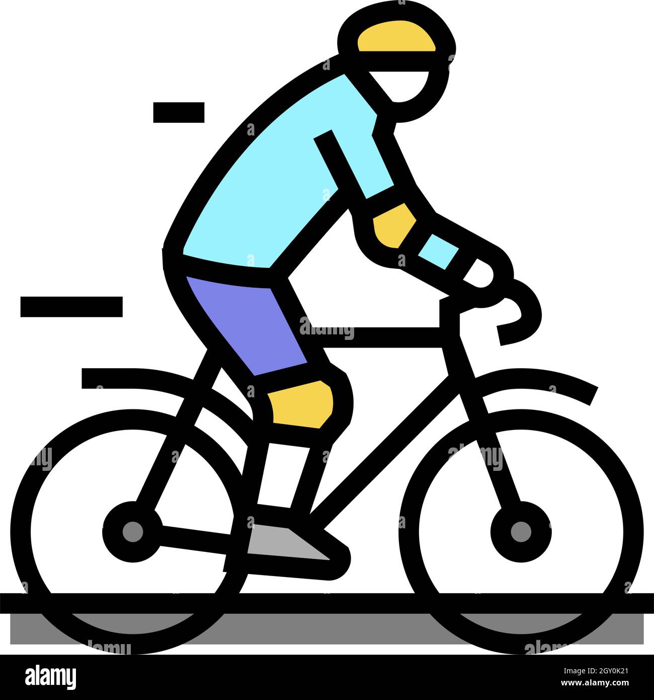 road riding color icon vector illustration Stock Vector Image & Art - Alamy