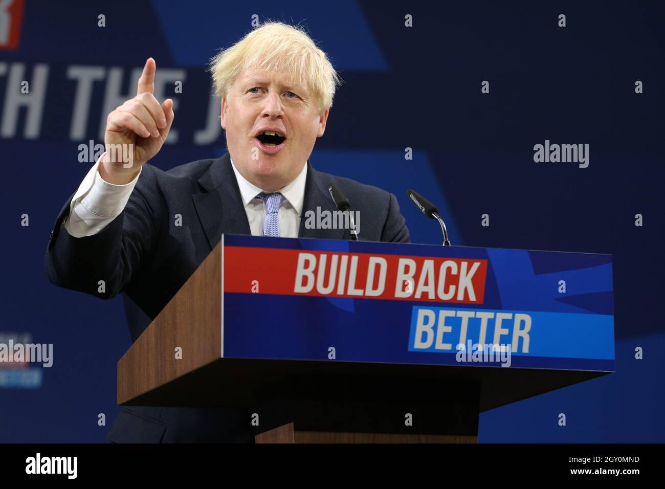 Boris johnson portrait 2021 hi-res stock photography and images - Alamy
